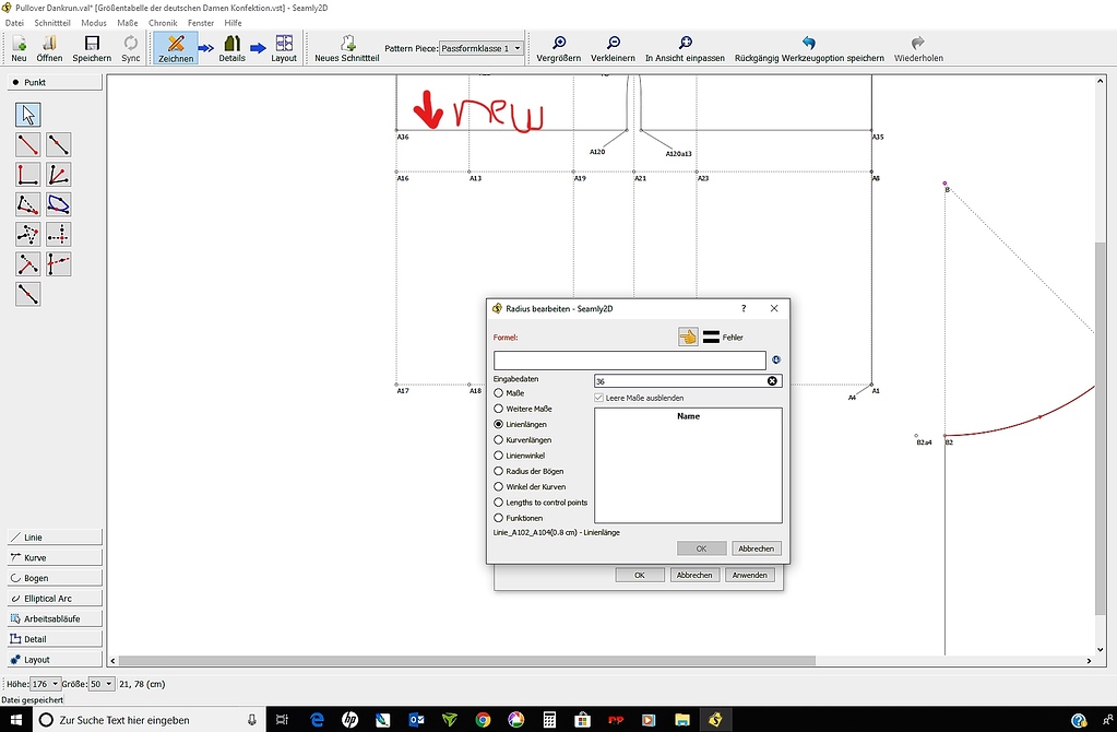 Transfer line dimensions - Documentation / How to - Seamly Patterns Forum