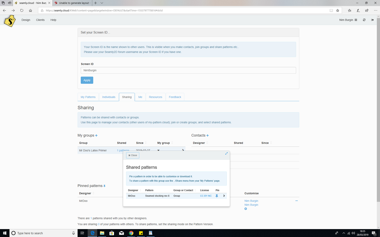 Unable to generate layout in seamly.cloud website - Bug Reports / Issues - Seamly Patterns Forum