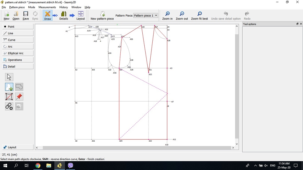 Problem with Workpiece tool! Please help! - Documentation / How to - Seamly Patterns Forum