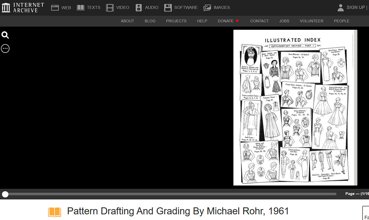 A 1961 pattern system from archive.org - Patterns - Seamly Patterns Forum