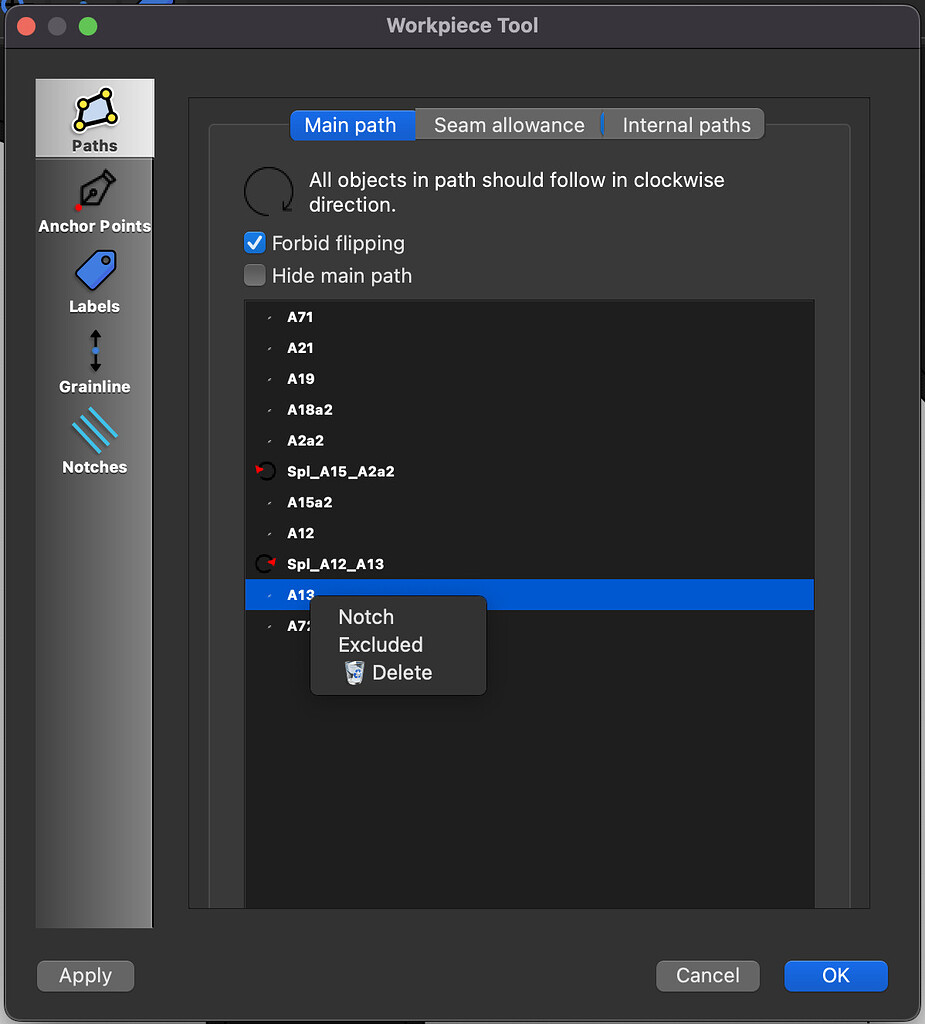 Cannot edit points on pattern piece - Bug Reports / Issues - Seamly Patterns Forum
