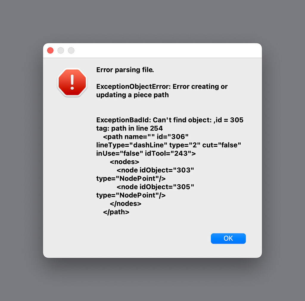 Creating a union piece, then deleting it, corrupts the file - Bug Reports / Issues - Seamly ...