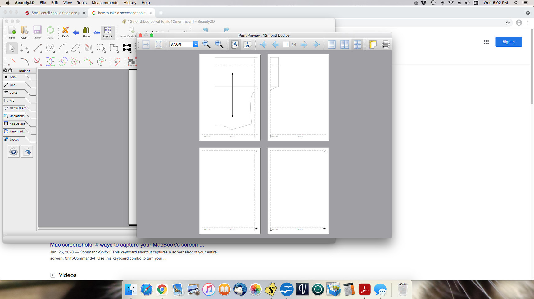 Small detail should fit on one page - Documentation / How to - Seamly Patterns Forum