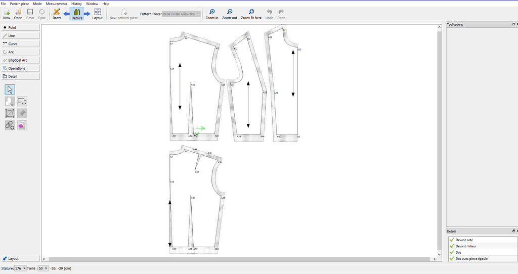 Issues With Creation Of Layout Bug Reports Issues Seamly Patterns Forum 