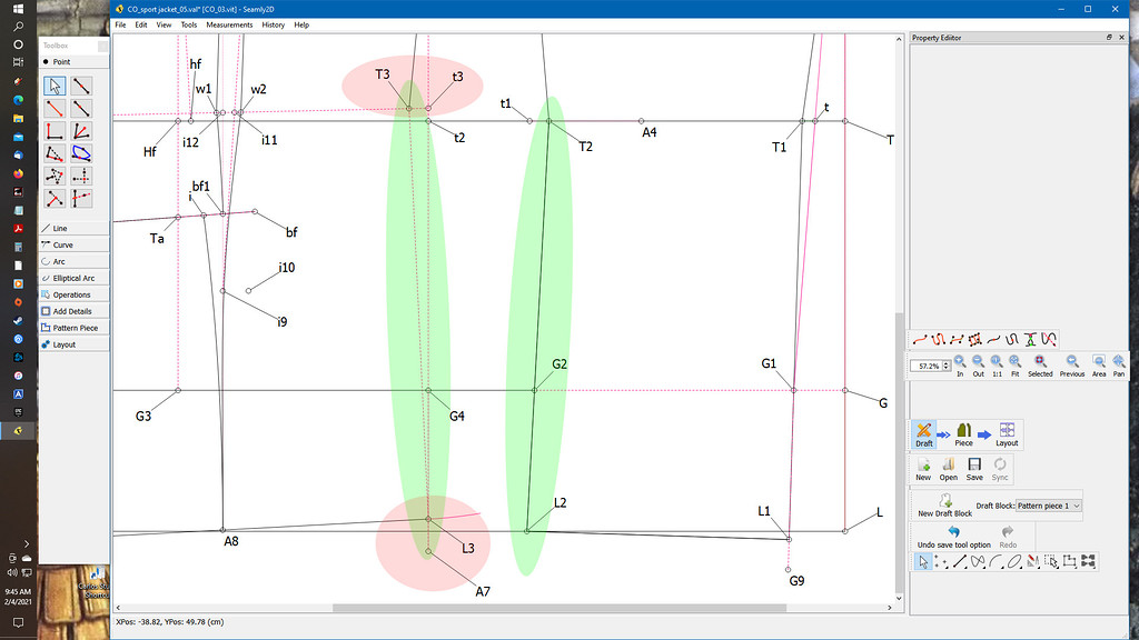 Help: Create angled line point intersecting line, w/known length - Documentation / How to ...