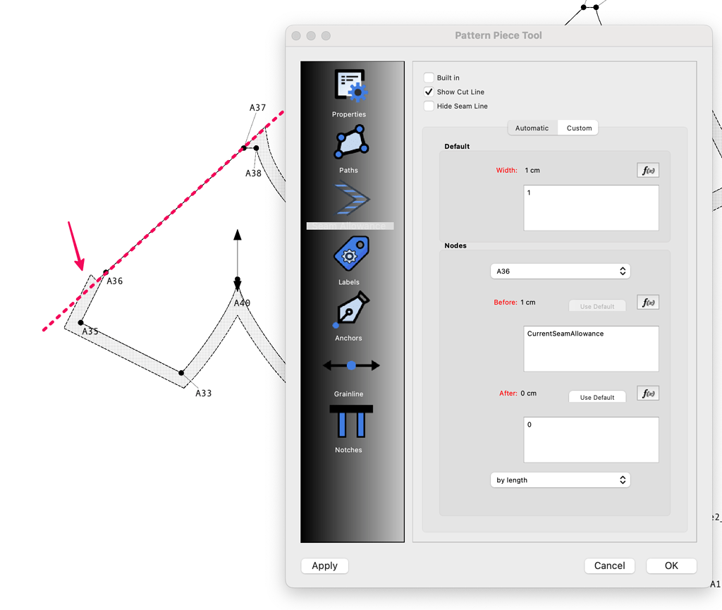Problem With Seam Allowance Bug Reports Issues Seamly Patterns Forum